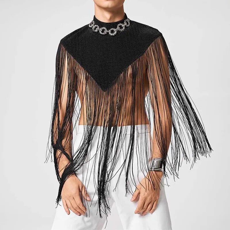 Мужской летний плащ из полиэфирсульфона L, Черный, black