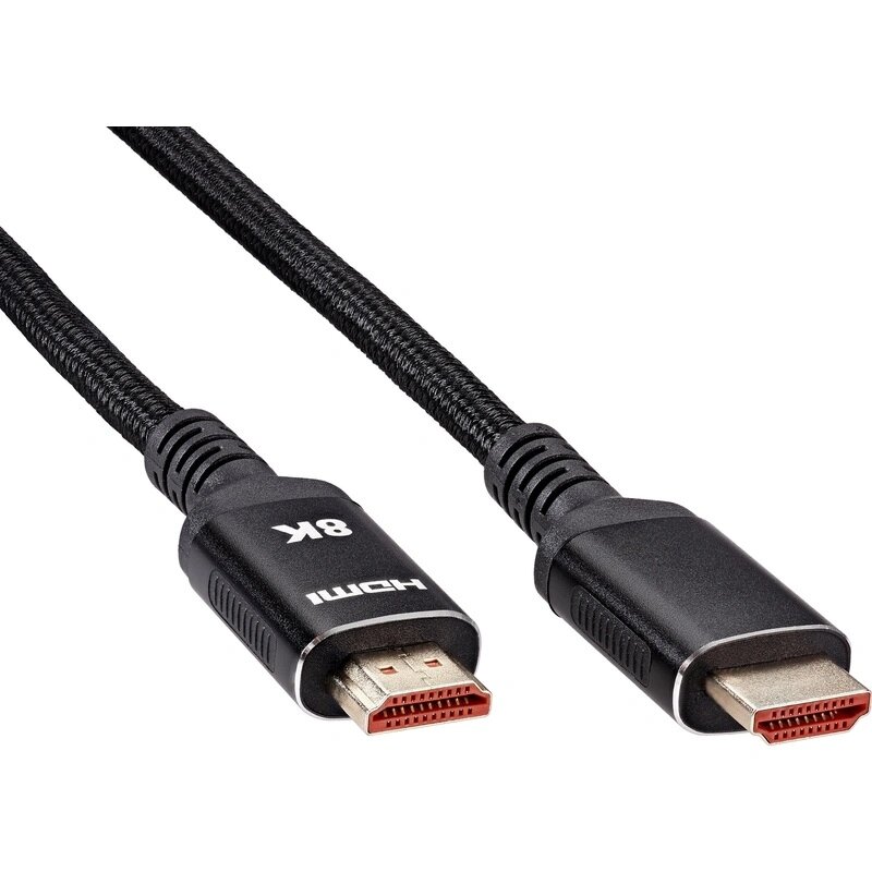 Кабель HDMI 19M/M, ver. 2.1 8KX60Hz (Econom) оплетк 7.5m iOpen