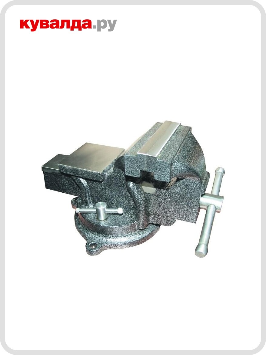 Тиски Biber Профи 85891 слесарные, поворотные 100мм