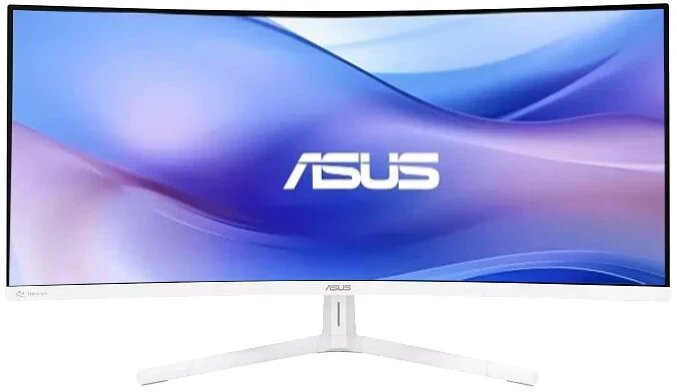 34" Монитор ASUS VU34WCIP-W Eye Care, 3440x1440, 100 Гц, VA, 1500R, Adaptive-Sync, белый