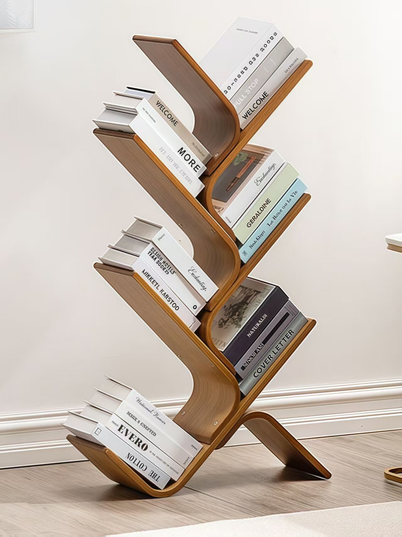 Твердая древесина бамбук Газетница для размещения газет документов книг