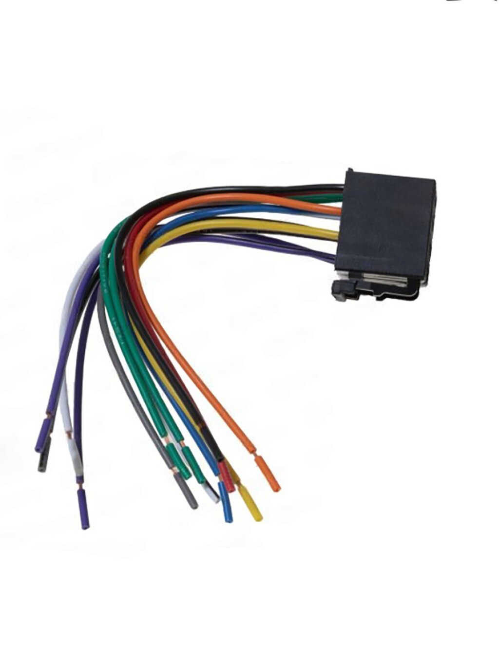 Разъем магнитоллы для а/м Lada AD12-1525 (папа ISO, Акуст+Питание)