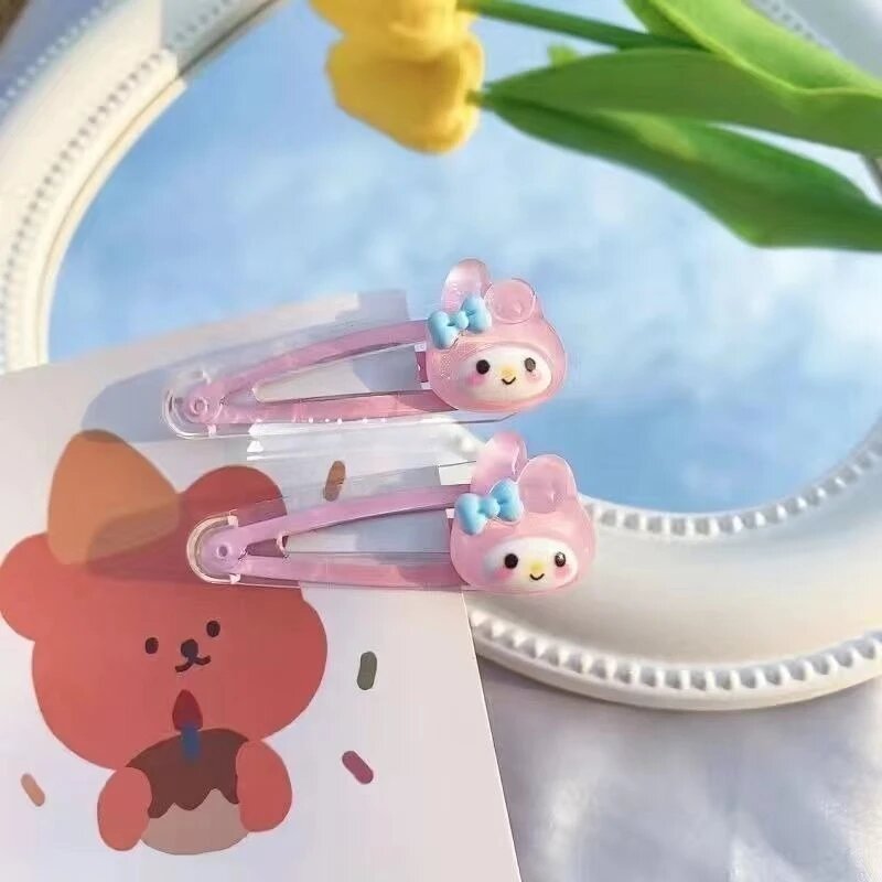 Заколка для волос Hello Kitty My Melody, розовый, Цвет: 1