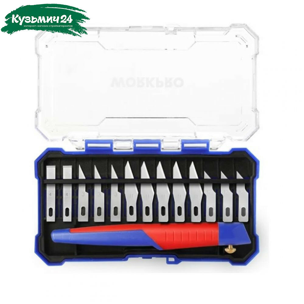 Набор перовых ножей Workpro 14 предметов WP219005
