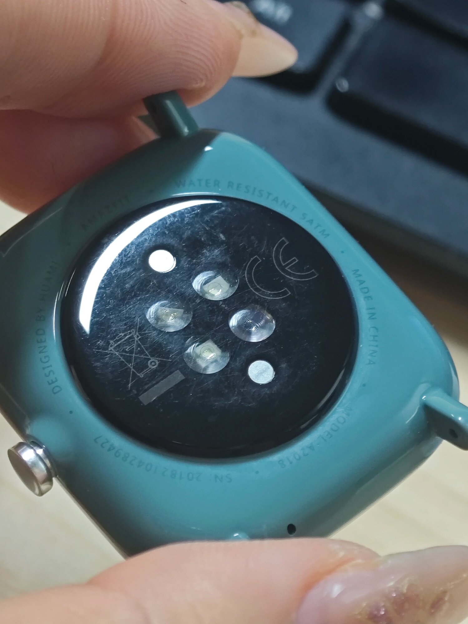 Amazfit GTS 2 mini умные часы Голубой, Scratches backGreen