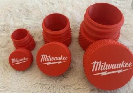 3 Кейса для хранения саморезов Milwaukee (50х50,75х75,100х100)