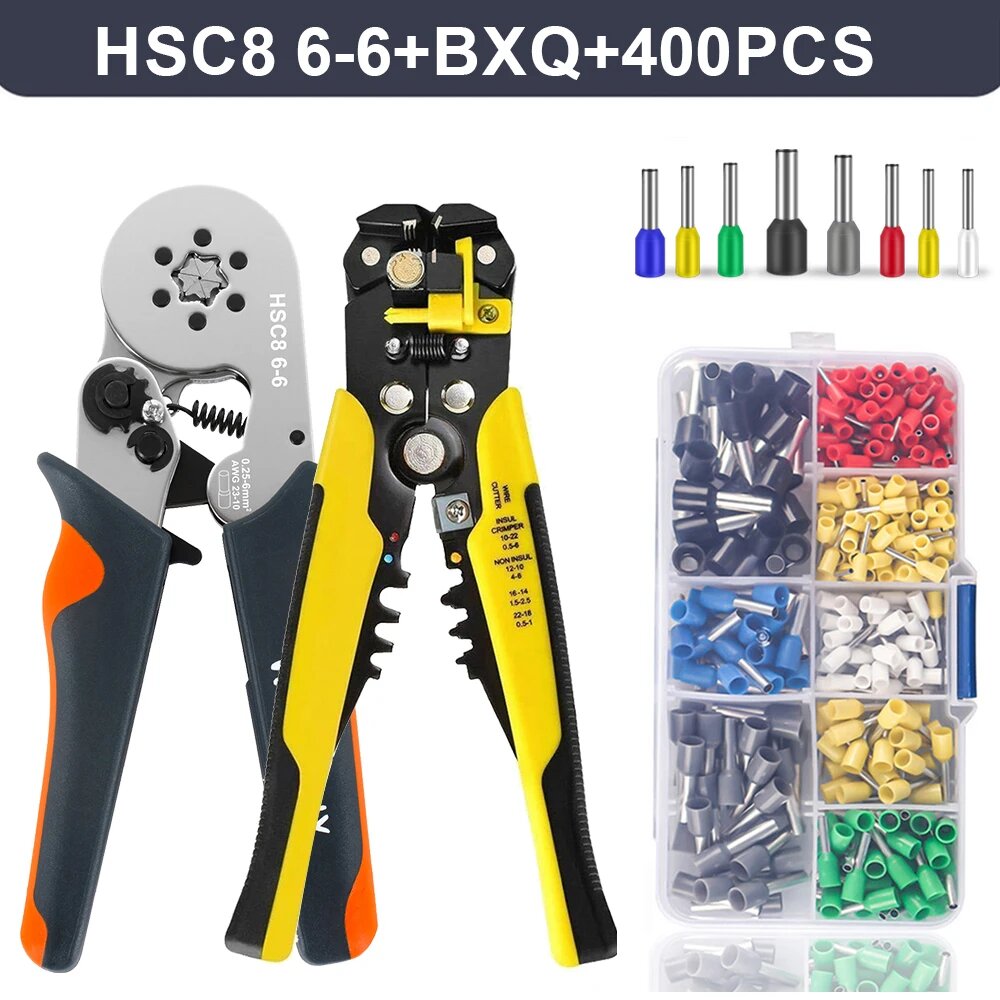 Электрические клещи WOZOBUY HSC8 6-4/6-6 6-6 BXQ 400PCS