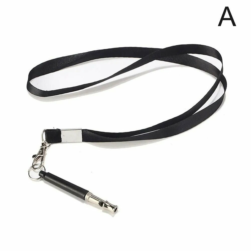 Металлический ультразвуковой бесшумный свисток для дрессировки собак со шнурком