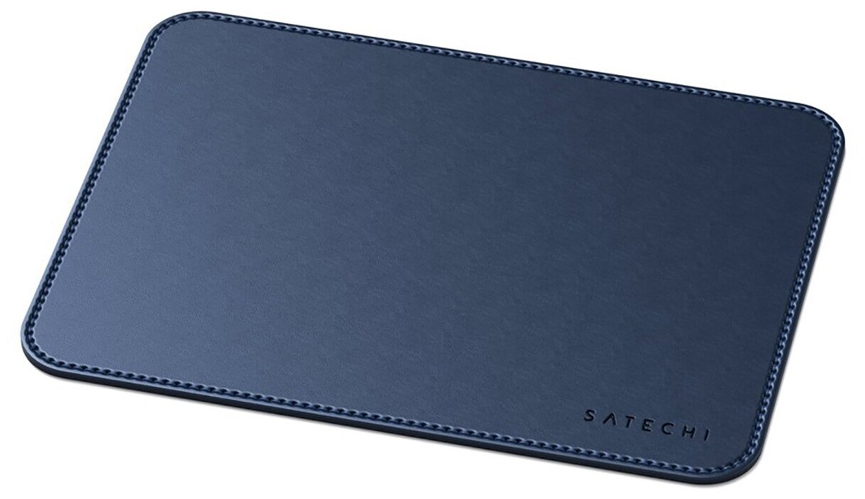 Коврик для мыши Satechi Eco Leather Mouse Pad, 250x190 мм, Синий ST-ELMPB