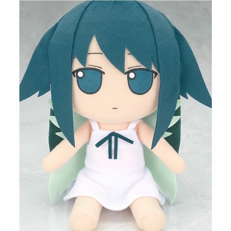 Кукла Soft Toy "The Song of Saya", 20см, ручная работа, хлопок, белая/синяя