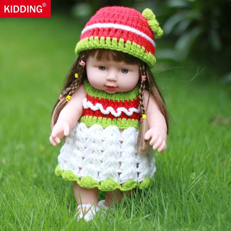 Имитационная детская кукла rebirth doll полностью из мягкой резины