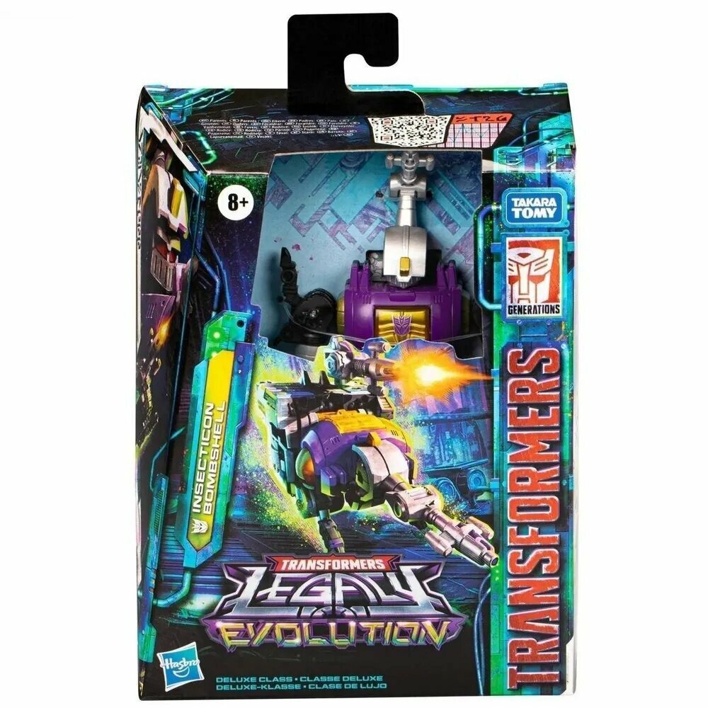 Трансформеры игрушки Hasbro Transformers Legacy Evolution Deluxe Class Insecticon Bombshell (14cm) F7200