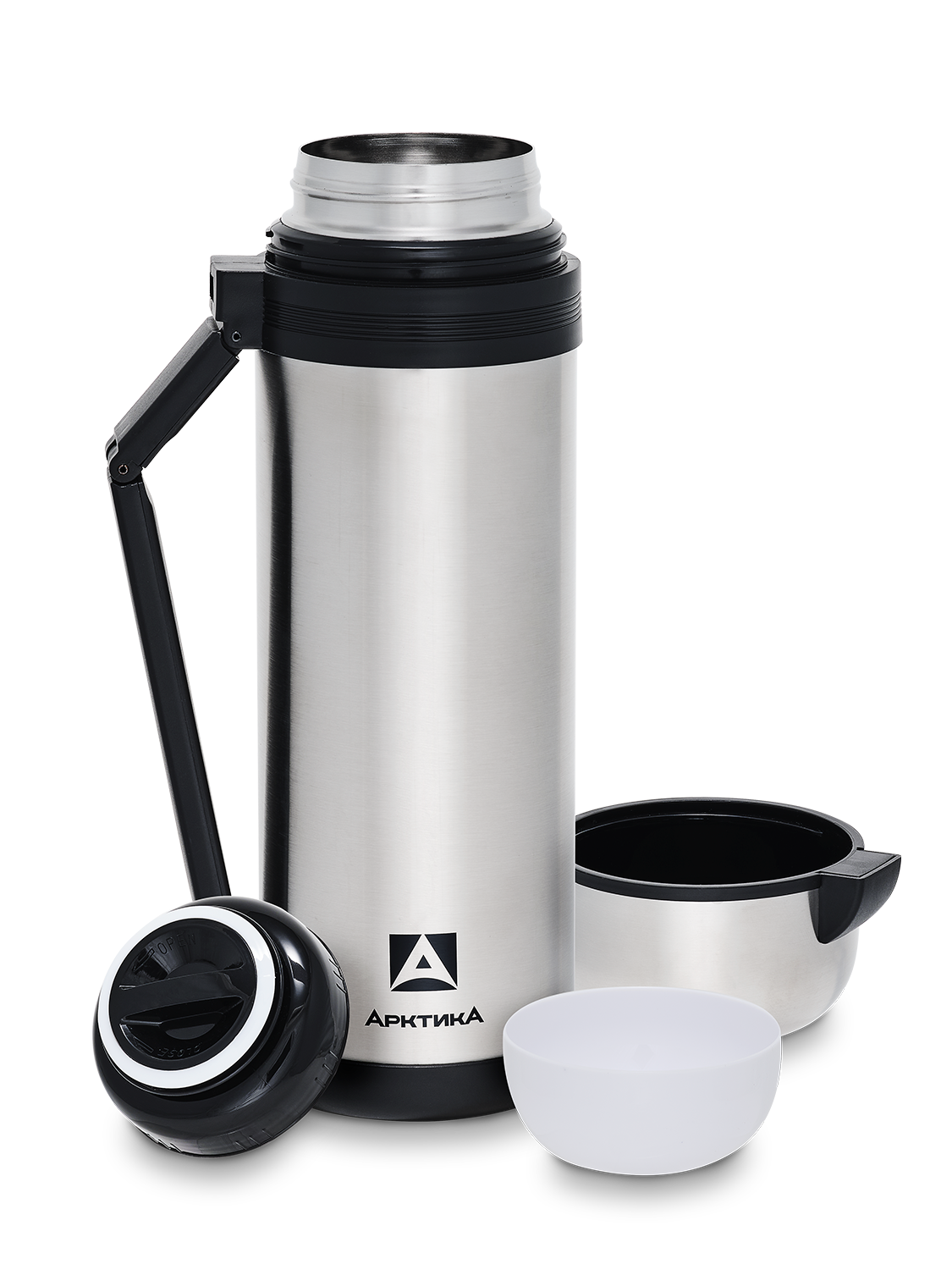 Термос с универсальным горлом 1.8 л арктика для еды, чая, кофе и воды 201-1800