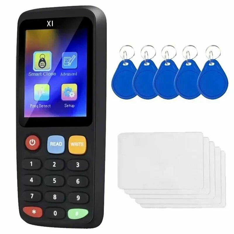 (OORRWWK))X7 RFID Смарт-Чип NFC Декодер Дубликатор + Брелок CUID 5x+Карта UID 5x
