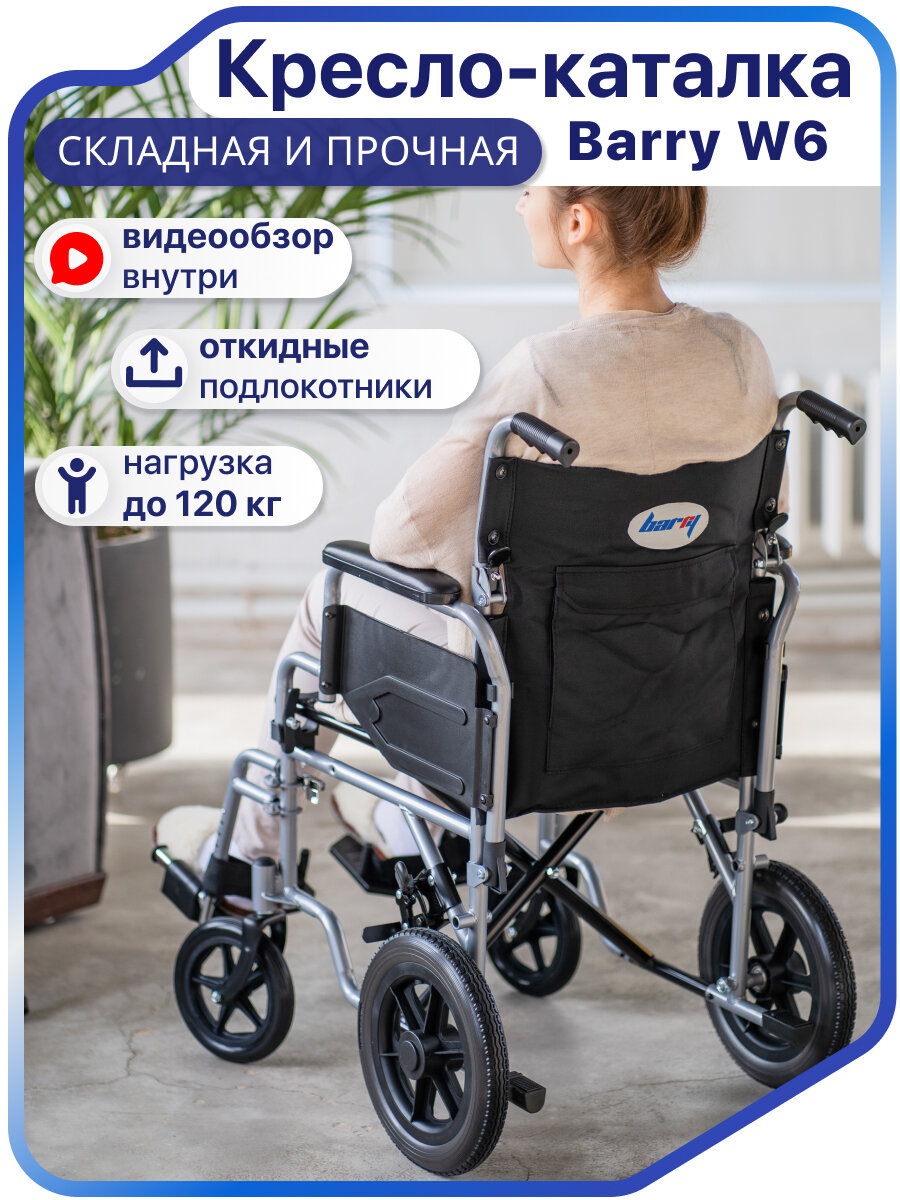 Кресло-коляска Barry с принадлежностями, в варианте исполнения: Barry W6 Основная