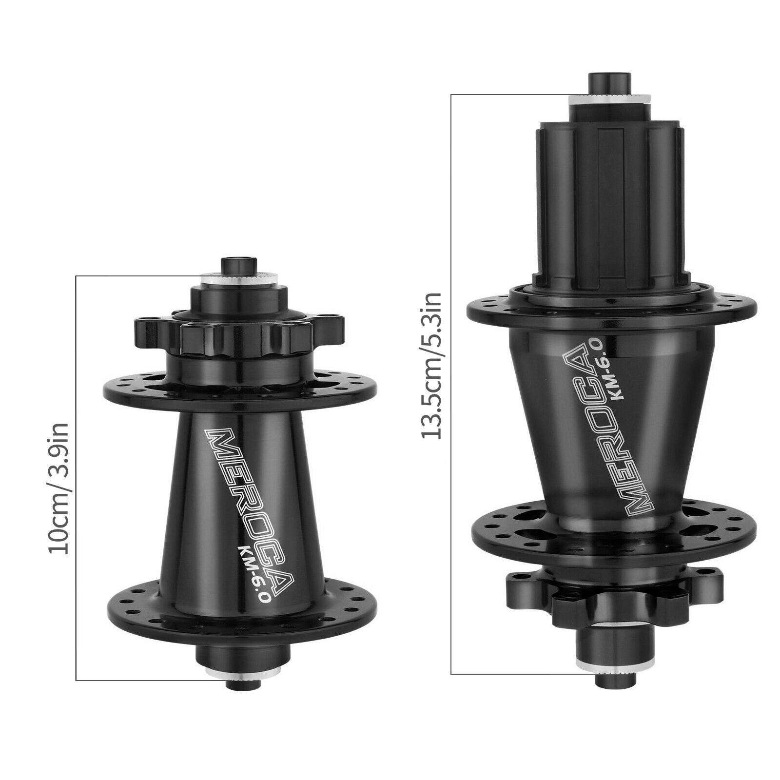 Передняя и задняя втулка для горного велосипеда, 6 болтов, 32 отверстия, втулки дисковых тормозов с рычагом быстрого снятия