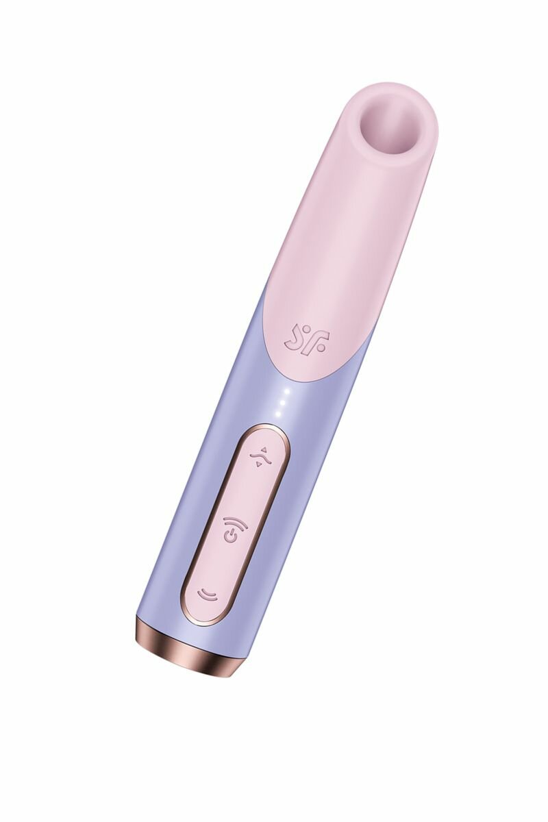 Мини-вибратор с 3D пульсацией Satisfyer Bold Kiss с USB-C зарядкой, силикон, ABS, розовый, 12,5 см