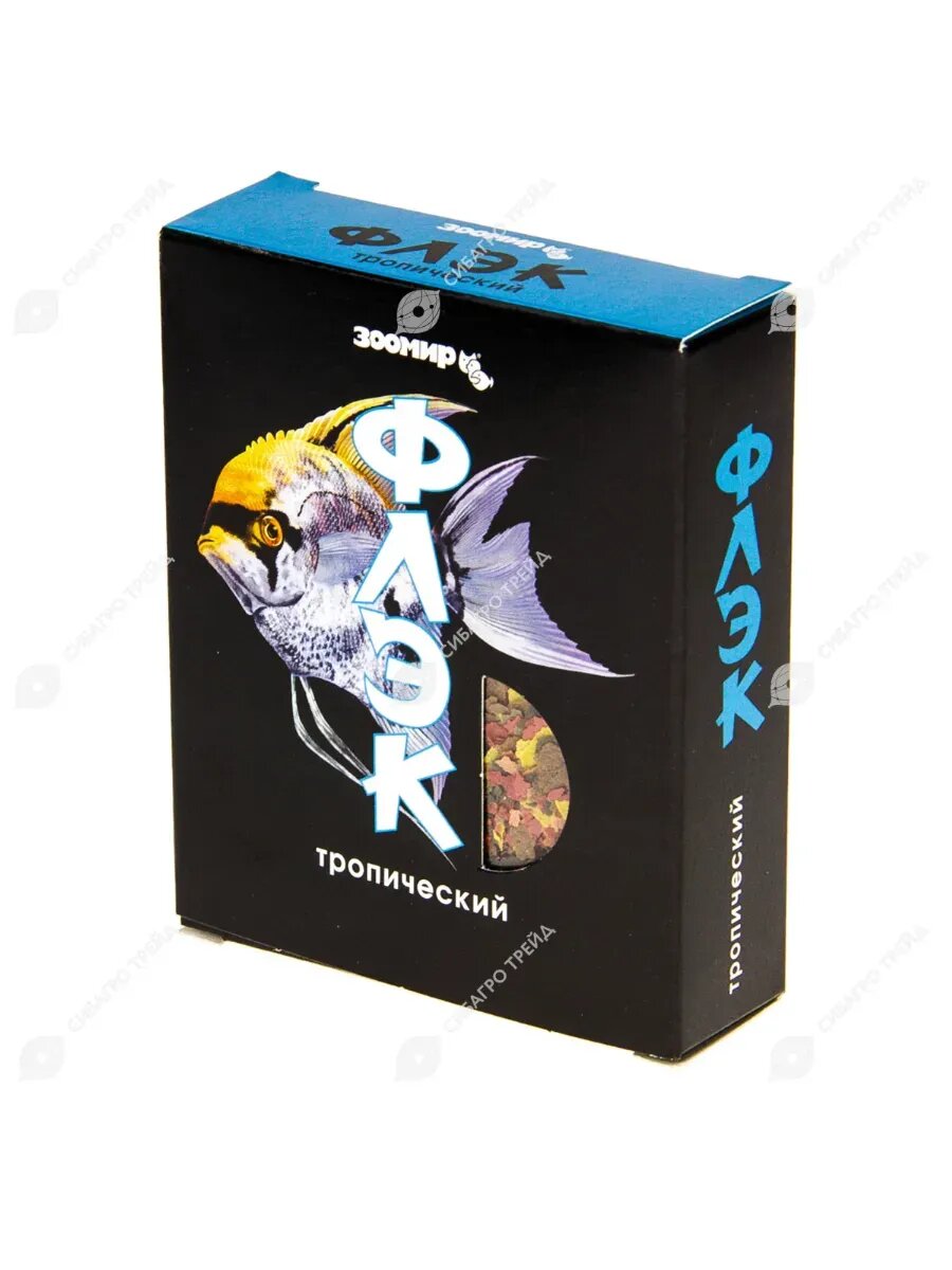 Флэк тропический корм для рыб, хлопья, 20 г