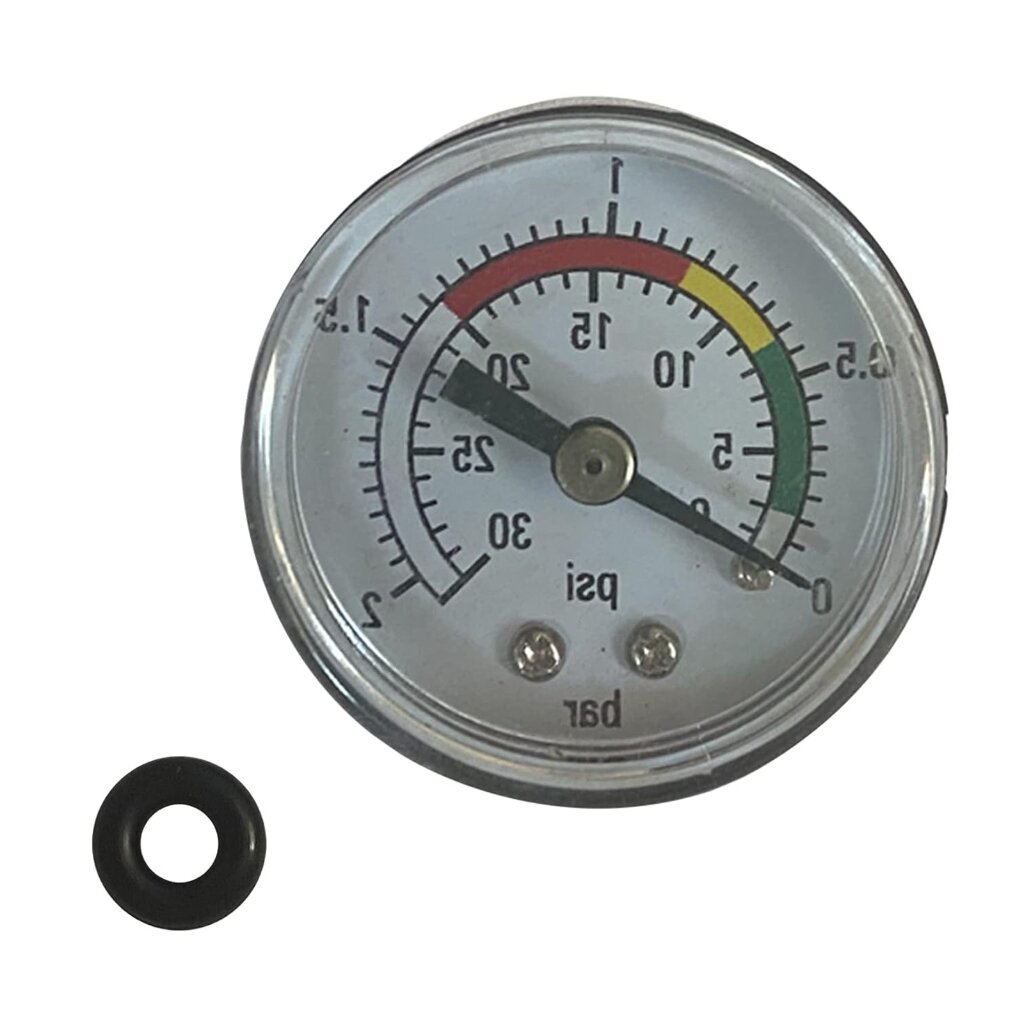 Манометр Давления Насоса С Песчаным Фильтром 14/16 Дюйма С Двойной Шкалой Измерения Для Трубопроводов Гидравлических Систем овкв Из Нержавеющей стали