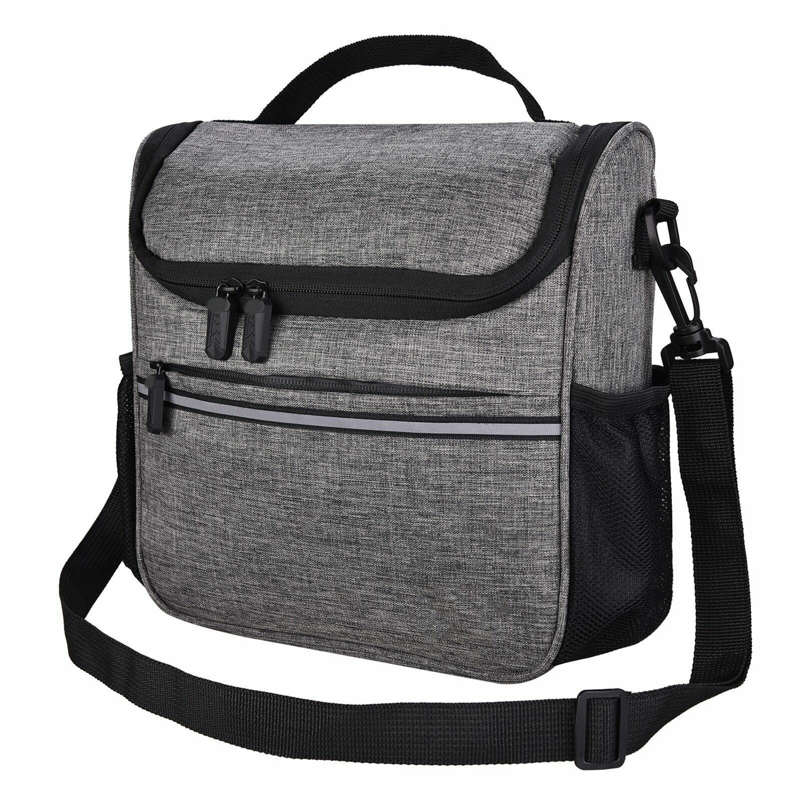 Водонепроницаемый изолированный сумка на руль велосипеда, с отсеком для телефона и бутылки, 25x9x26 см