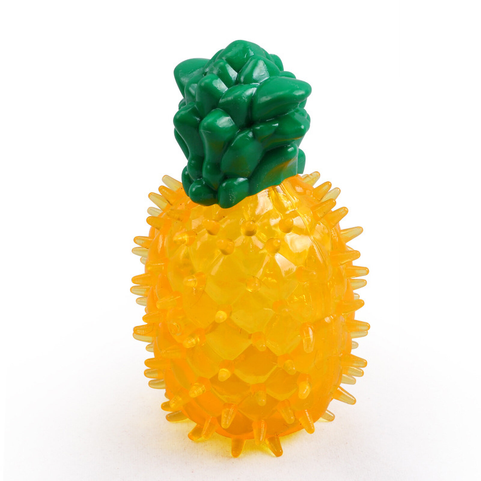 Dog Chewing Toy Interactive Ice Freezable Pet Teething for Puppies Treat Training ToolPineapple