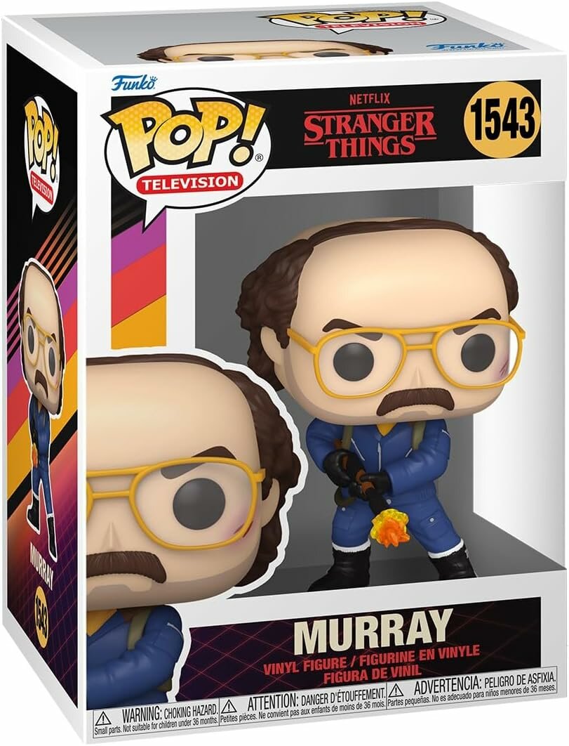 Фигурки Funko Pop TELEVISION - Коллекционная фигурка STRANGER THINGS Murray - Фанко 1543