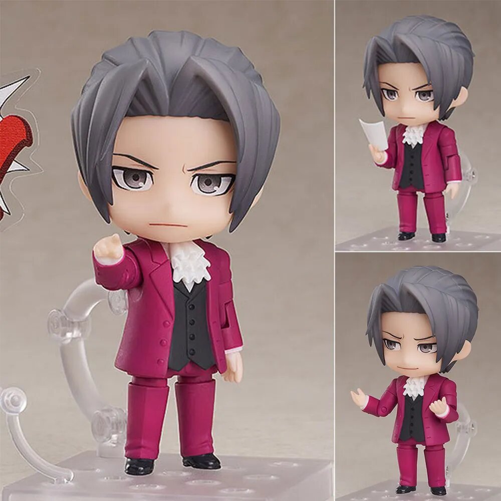 Фигурка Феникс Райт Майлз Эджворт / Phoenix Wright Ace Attorney Miles Edgeworth Нендороид (10см) 1762