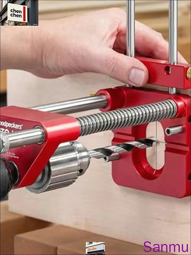 Эксклюзивный кондуктор Woodpeckersllopi324 для вертикального сверления под углом 90 градусов