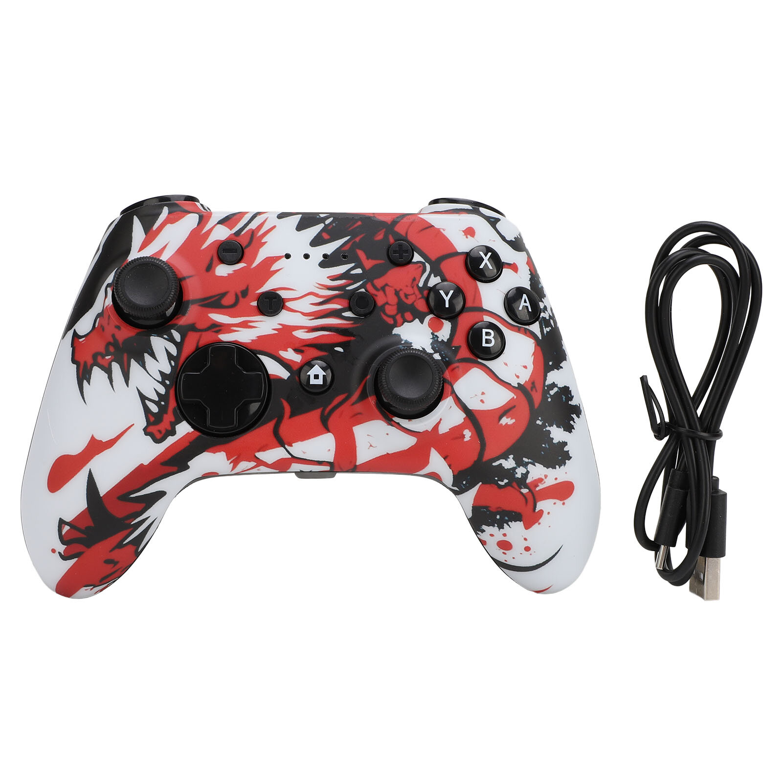 Беспроводной контроллер 3D джойстик 6 осей гироскоп поддержка двойной вибрации Bluetooth игровой контроллер для Switch для IOS для Android