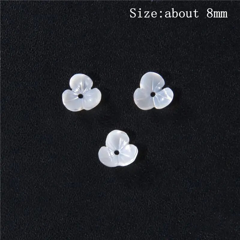 Бусины из ракушек vinswet Белый, 5 Pieces, 27 Bowl flower