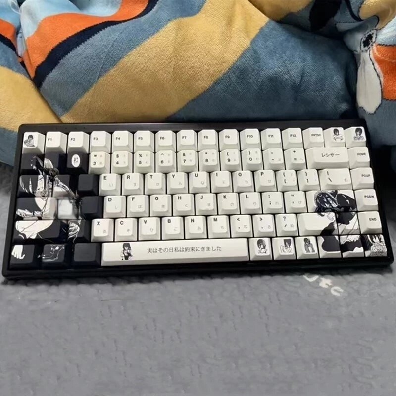 Кейкапы из PBT с высоким содержанием кератина, совместимые с Wooting60, Mage, made68, real67, atk75, ez63, k5 Клавиши