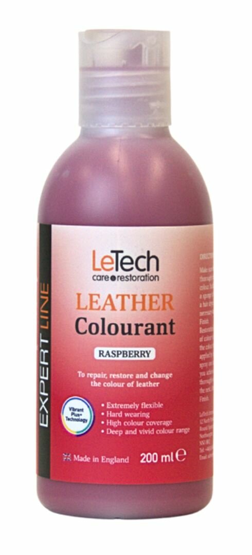 Краска для кожи Leather Colourant Raspberry EXPERT LINE, 200 мл