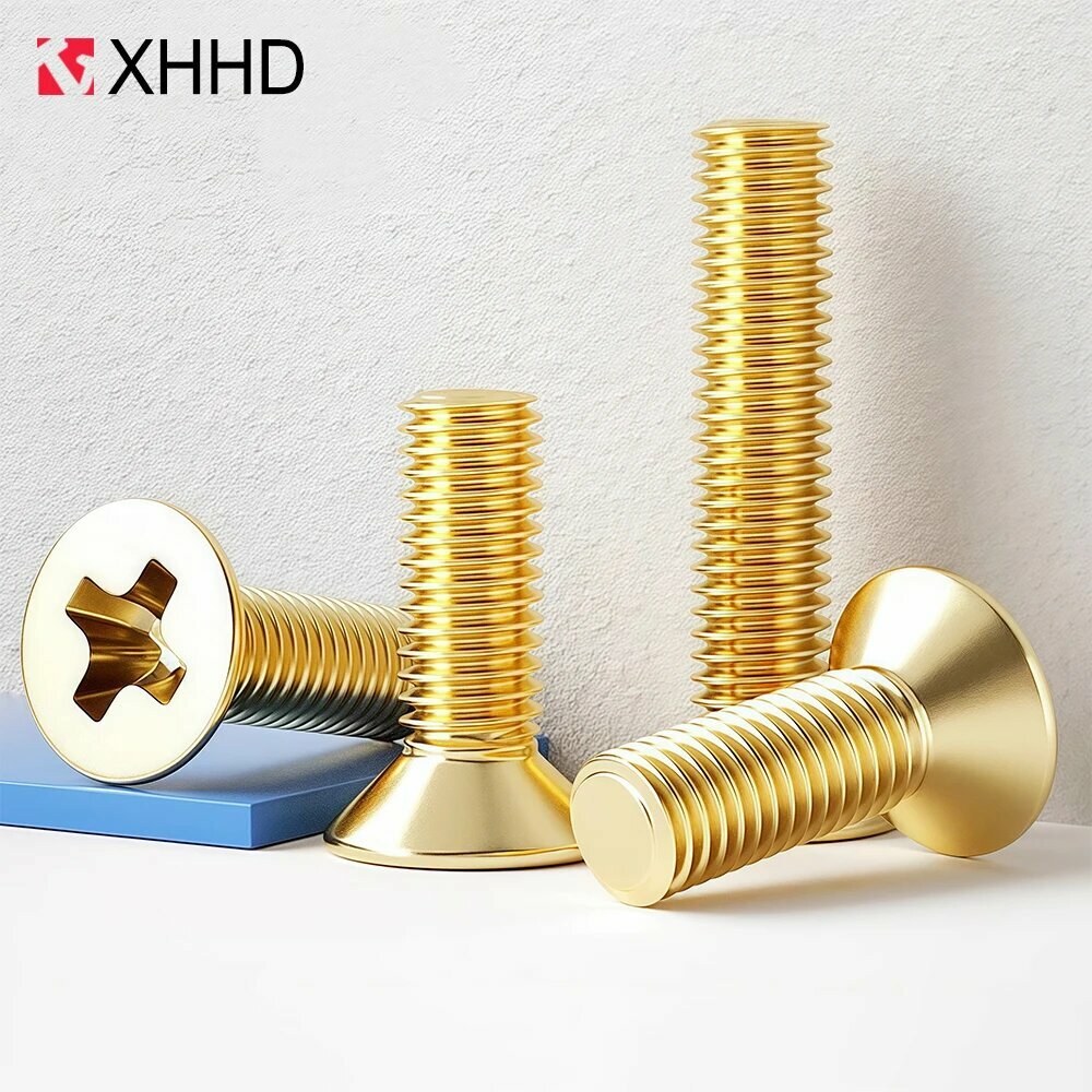 Винты с потайной головкой NEWHONGHUIDA М2-М8 медные M2 (50pcs), 8mm