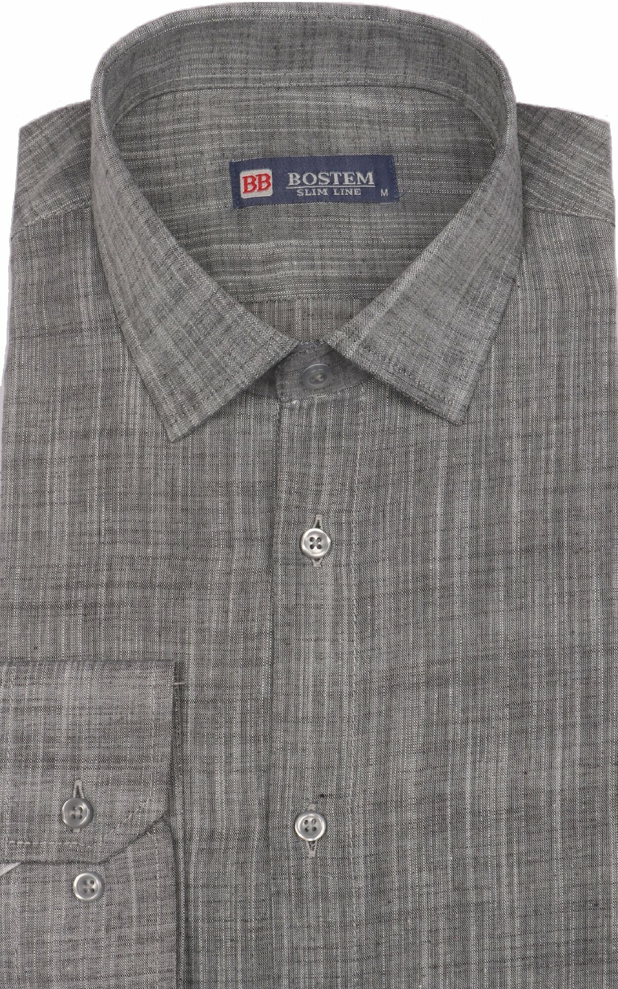 Рубашка льняная, длинный рукав