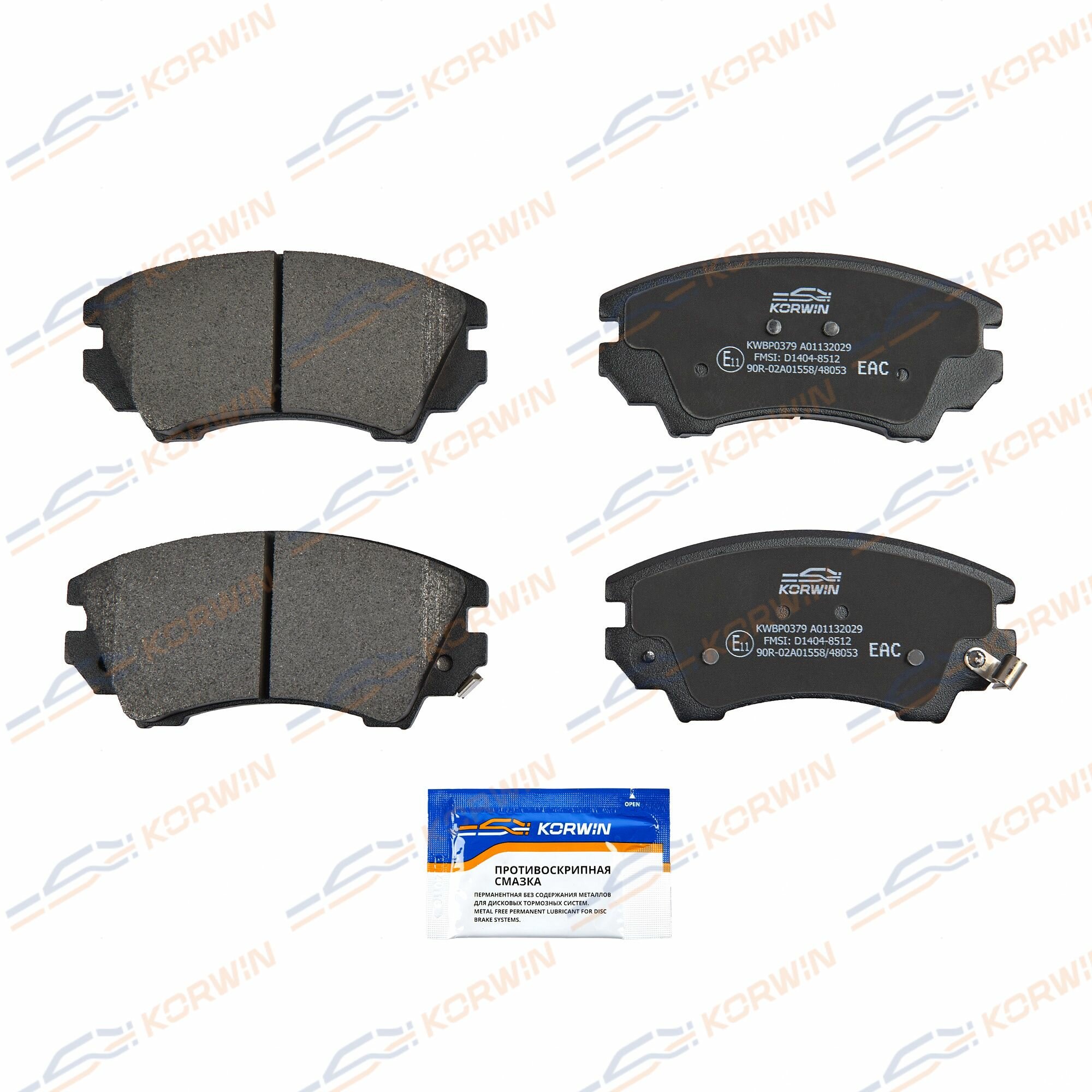 Колодки тормозные перед. Opel Astra H Classic 09-/Astra J 09-/Insignia 08-/Saab