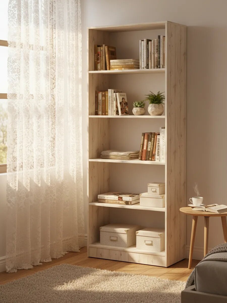 Шкаф FRESTER деревянный с полками для одежды спальню прихожую, от производителя