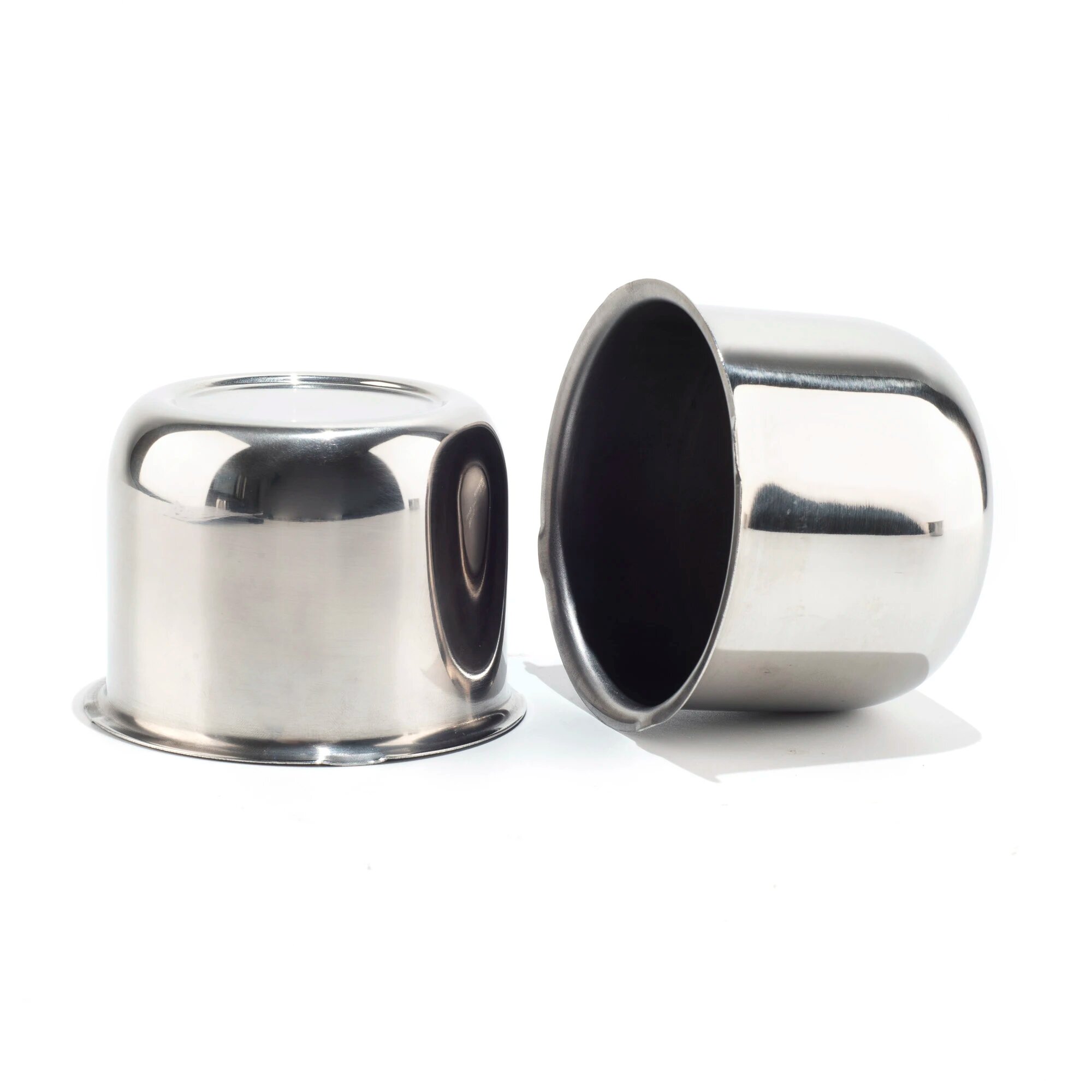 Рейedal, 2/4 шт, 79 мм/3,11 дюйма, втулка 58 мм/2,28 дюйма, H, нержавеющая сталь, центральная крышка ступицы для грузовиков, колесные диски прицепа, нажимная сталь 2Pcs Chrome