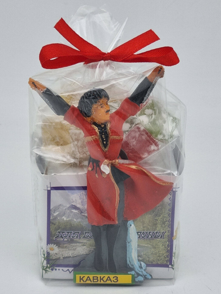 Краснополянский чай "для бани и сауны" 40гр +лукум 50гр Архыз с магнитом