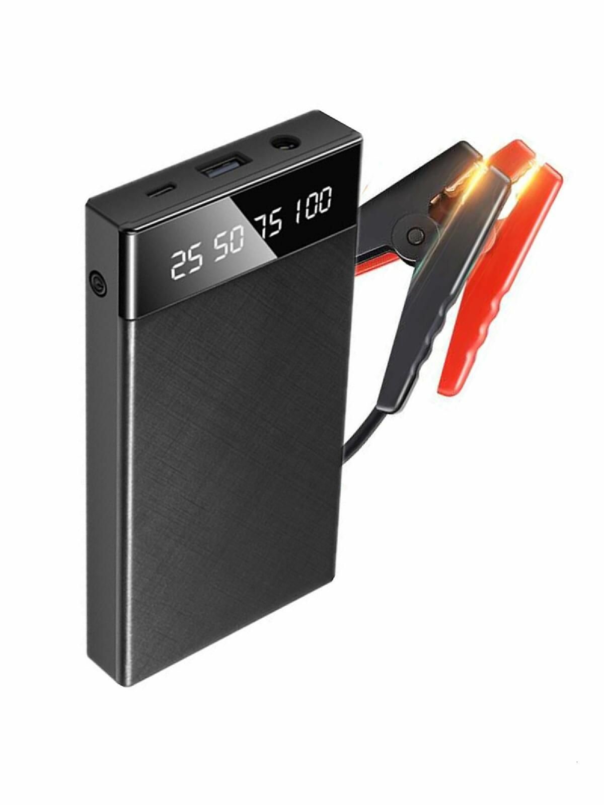 Универсальный источник питания для аварийного запуска автомобиля-черный