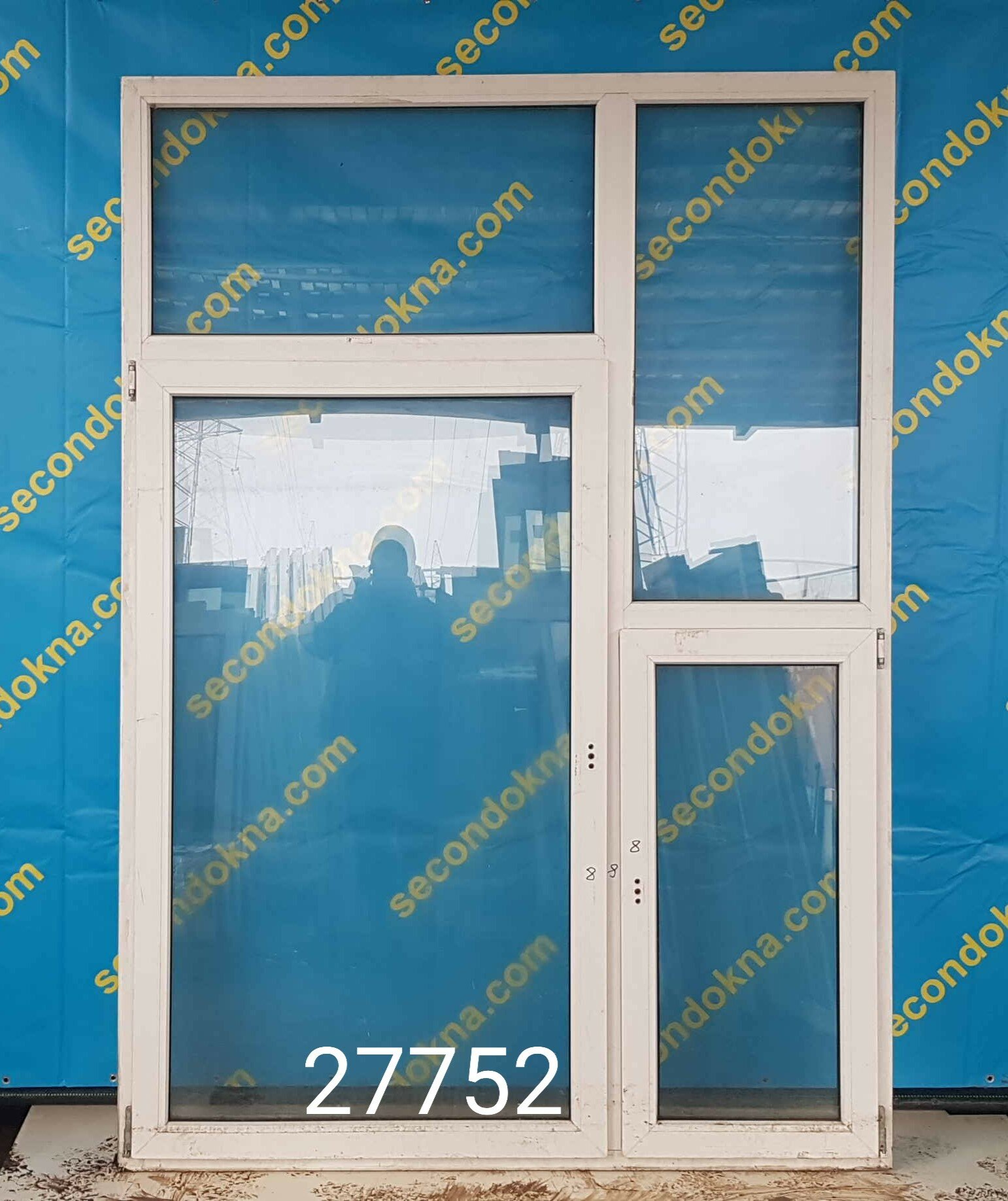 Пластиковое окно Б/У 2380(в)х1680(ш)