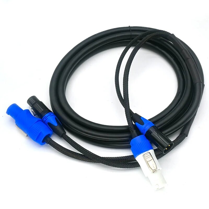 Powercon DMX Комбинированный кабель 1.5м 1м 2м 3м 5м 3m