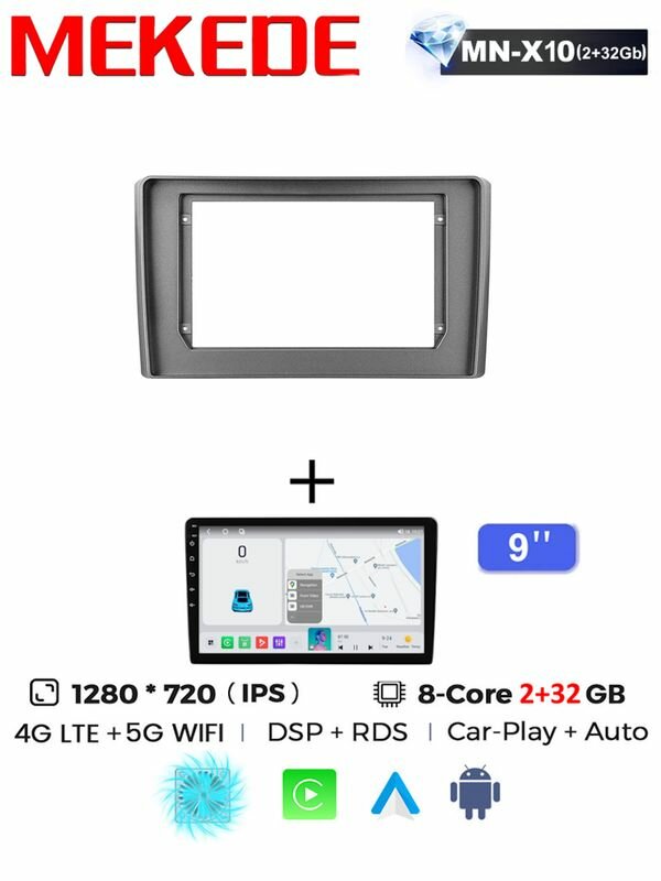 Магнитола 9" Mekede MN X10 Pro 2/32 Gb Honda Element YH 2002-2011 carplay