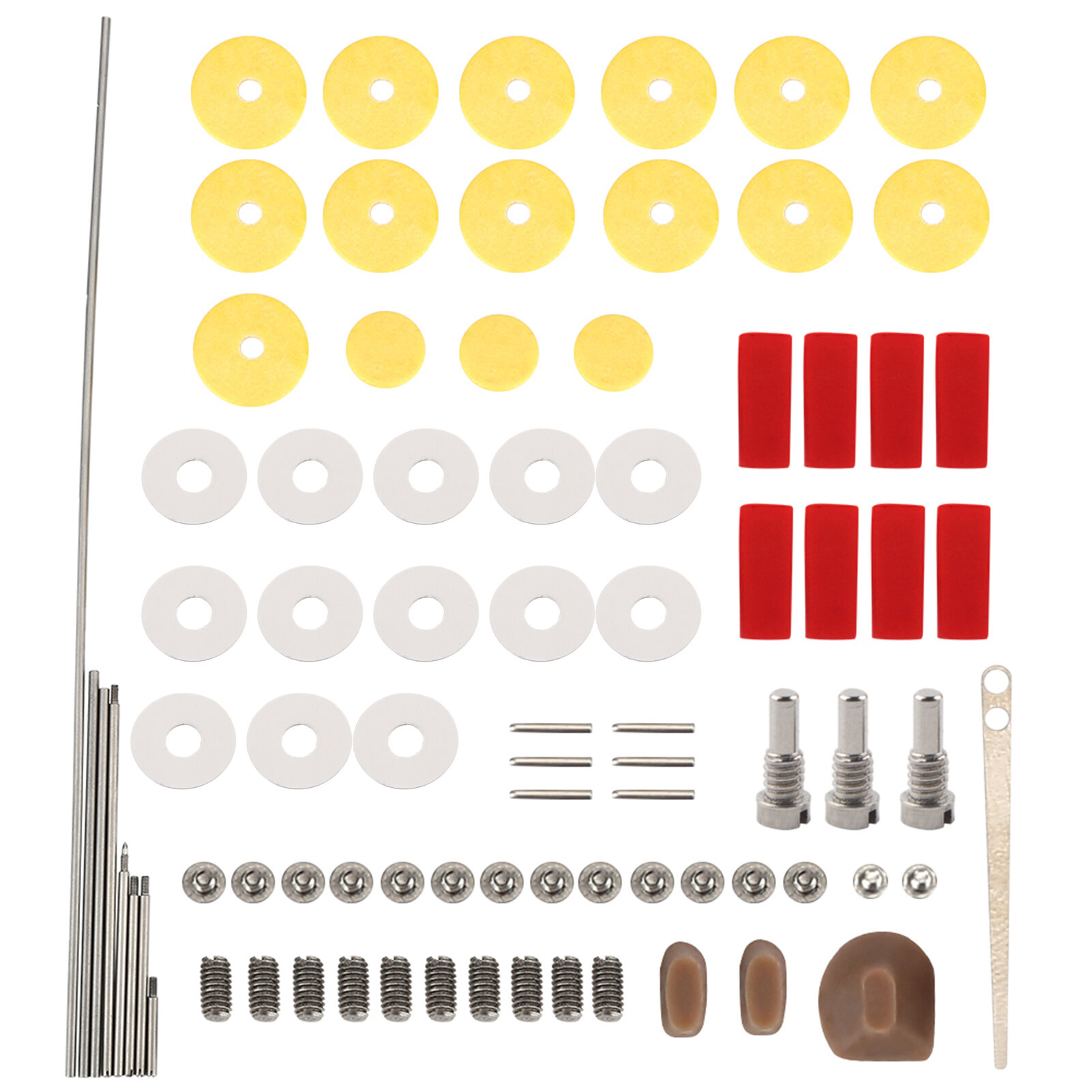Care Kit Practical Flute Pads Repair Set, Maintenance Instrument Parts Accessory, for musician DIY Accessories Lovers beginner