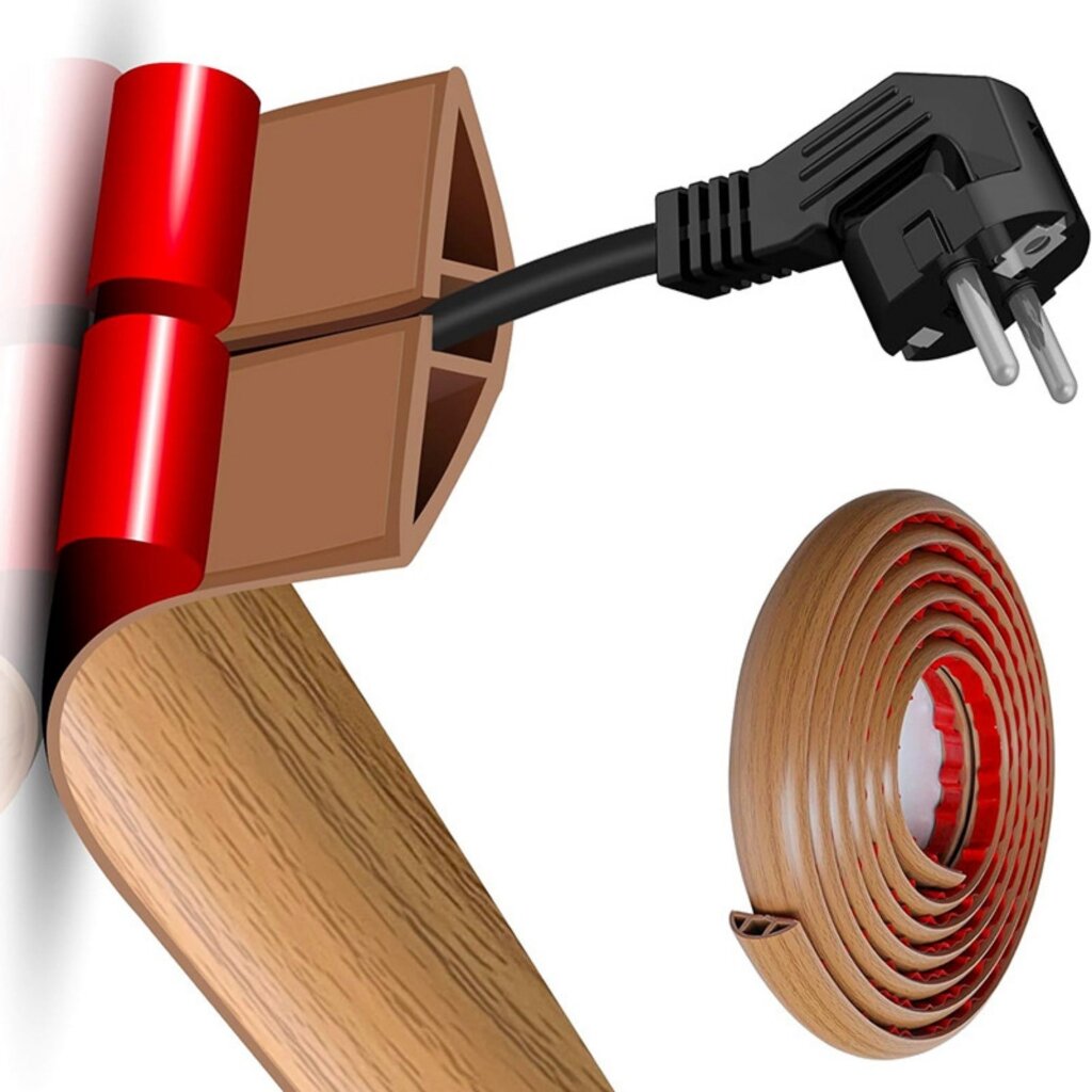 Огнестойкий защитный канал для проводов, Гибкий и разрезаемый Напольный чехол Для безопасной прокладки Кабеля в Домашнем Офисе