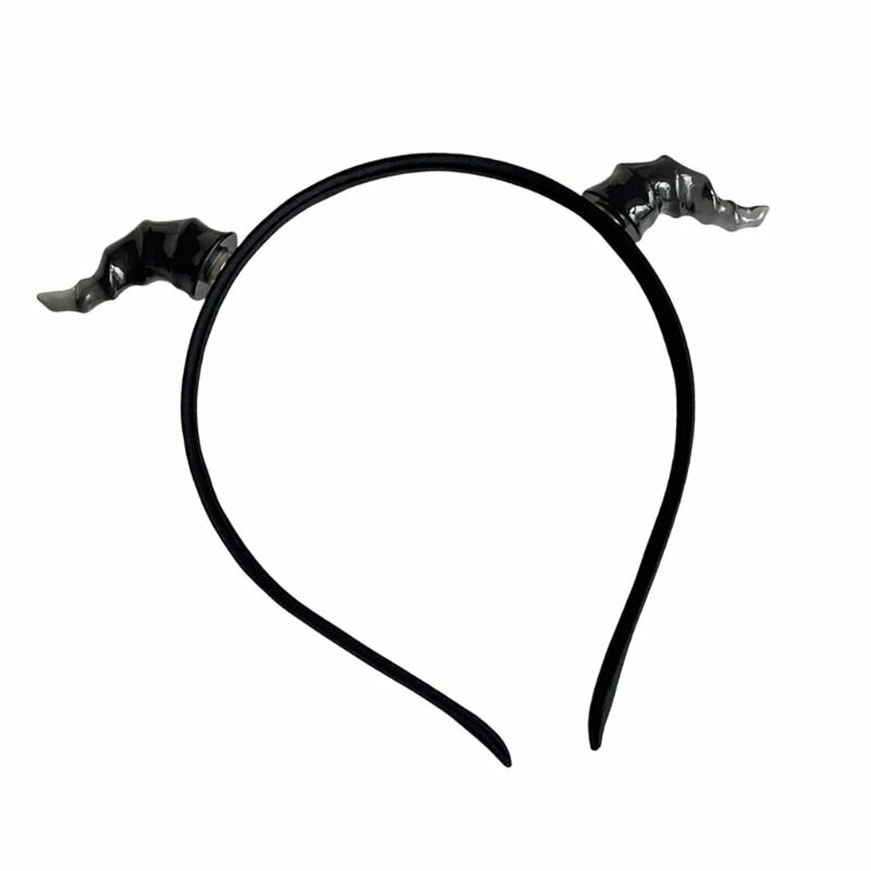 Повязка На голову С Дьявольским Рогом-Черный