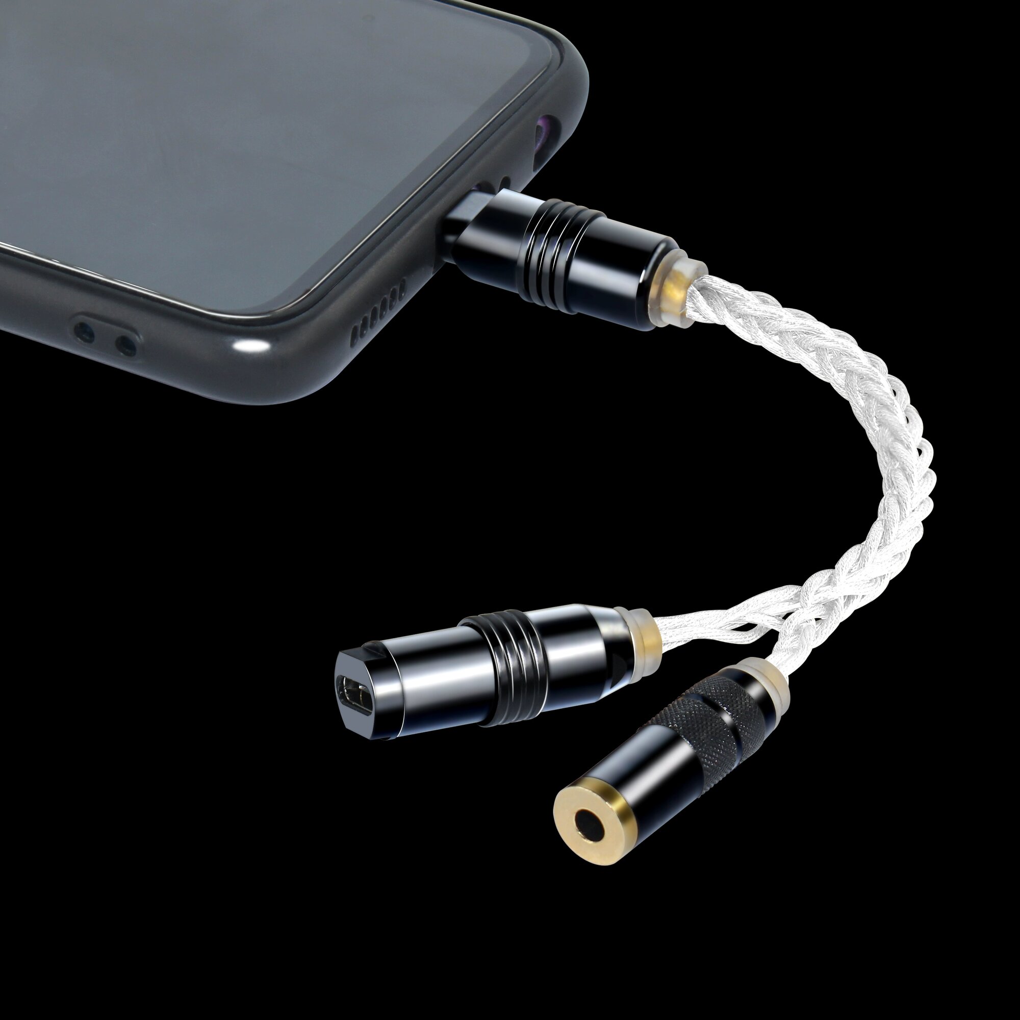 HiFi DAC усилитель с 392-жильным монокристаллическим медно-серебряным проводом, быстрая зарядка, разъем 3.5 мм, модель