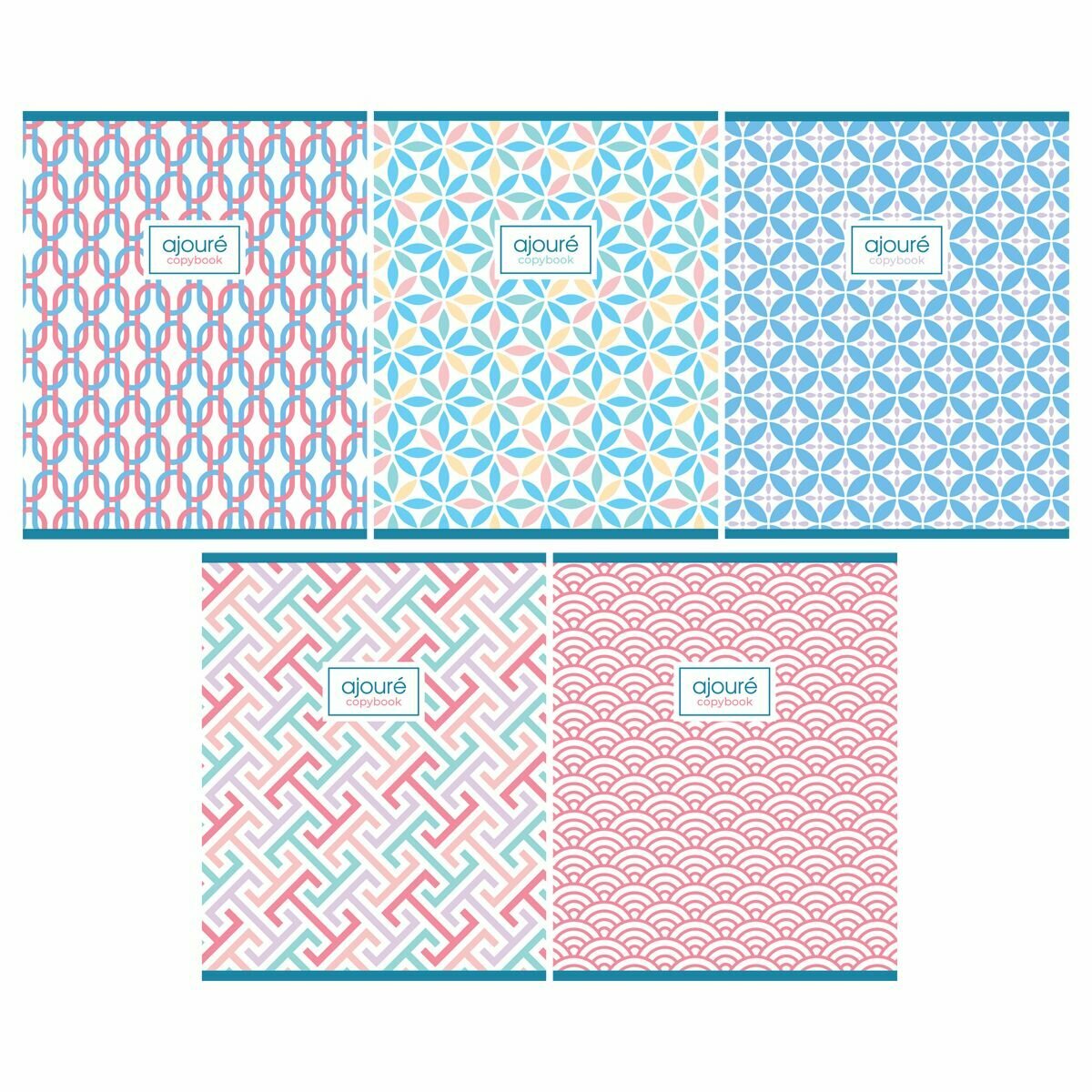 Тетрадь 48л клетка узоры