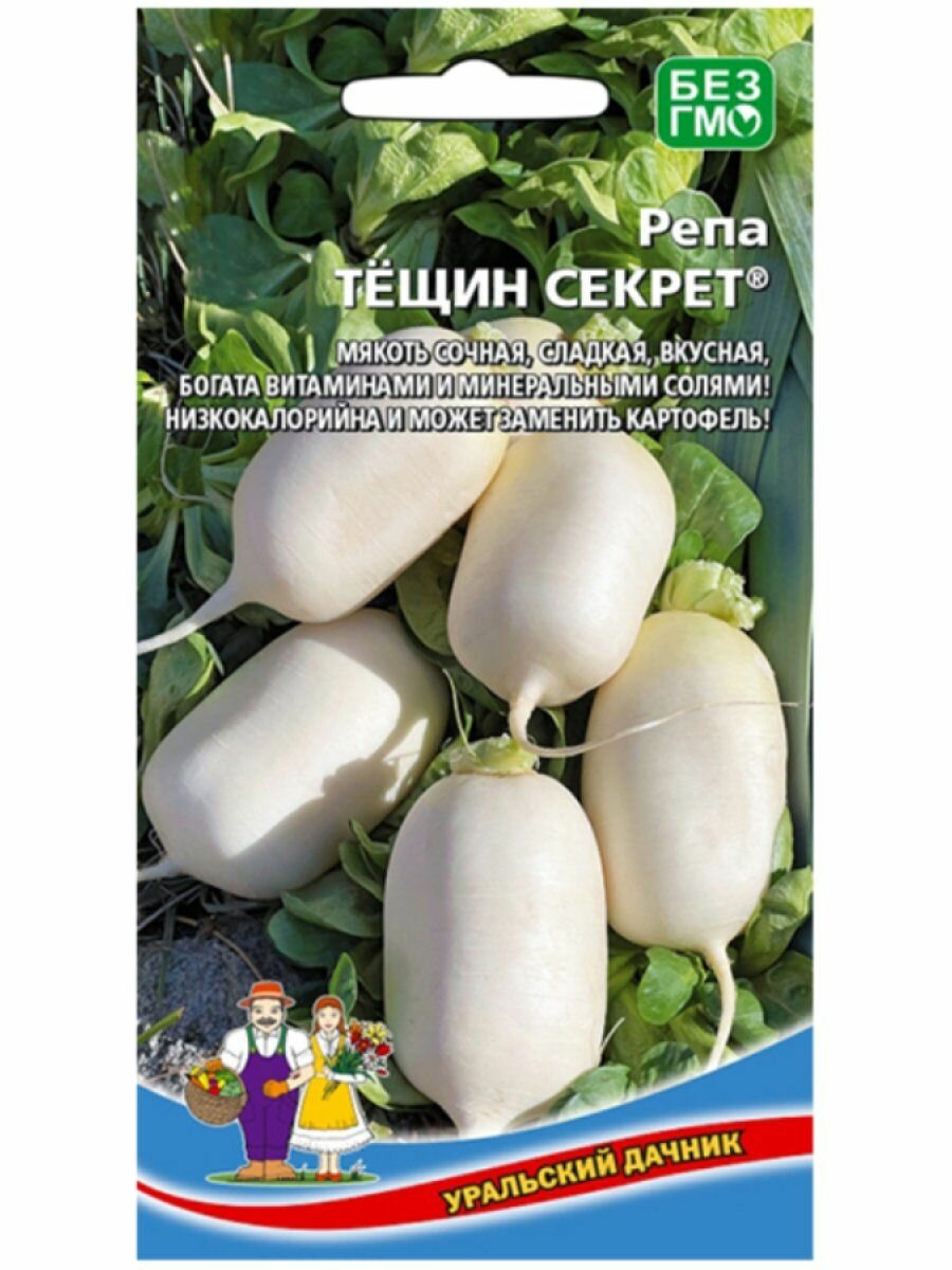 Репа Тещин секрет ц/п Уральский дачник, Семена Марс