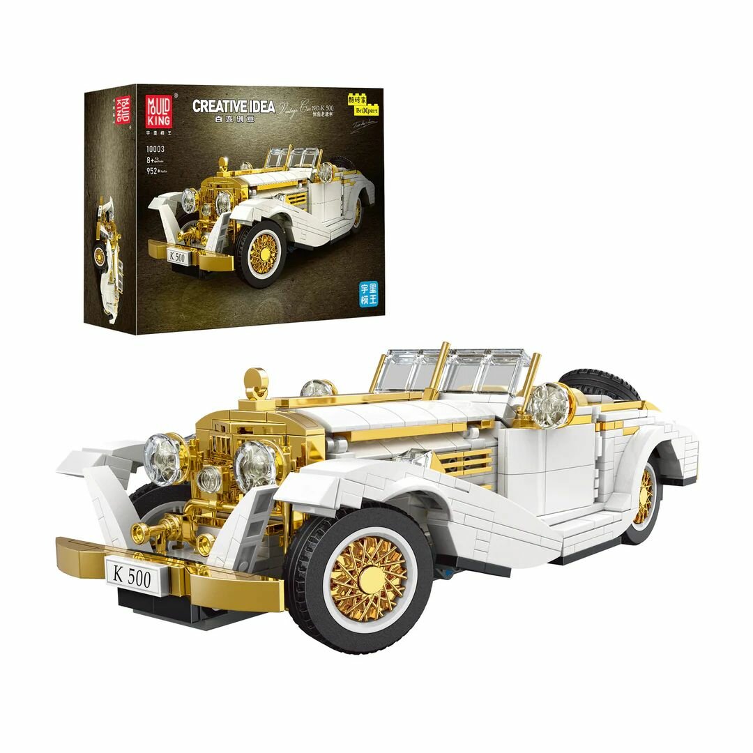 Конструктор Mould King 10003 "Mercedes-Benz 500K", 952 детали