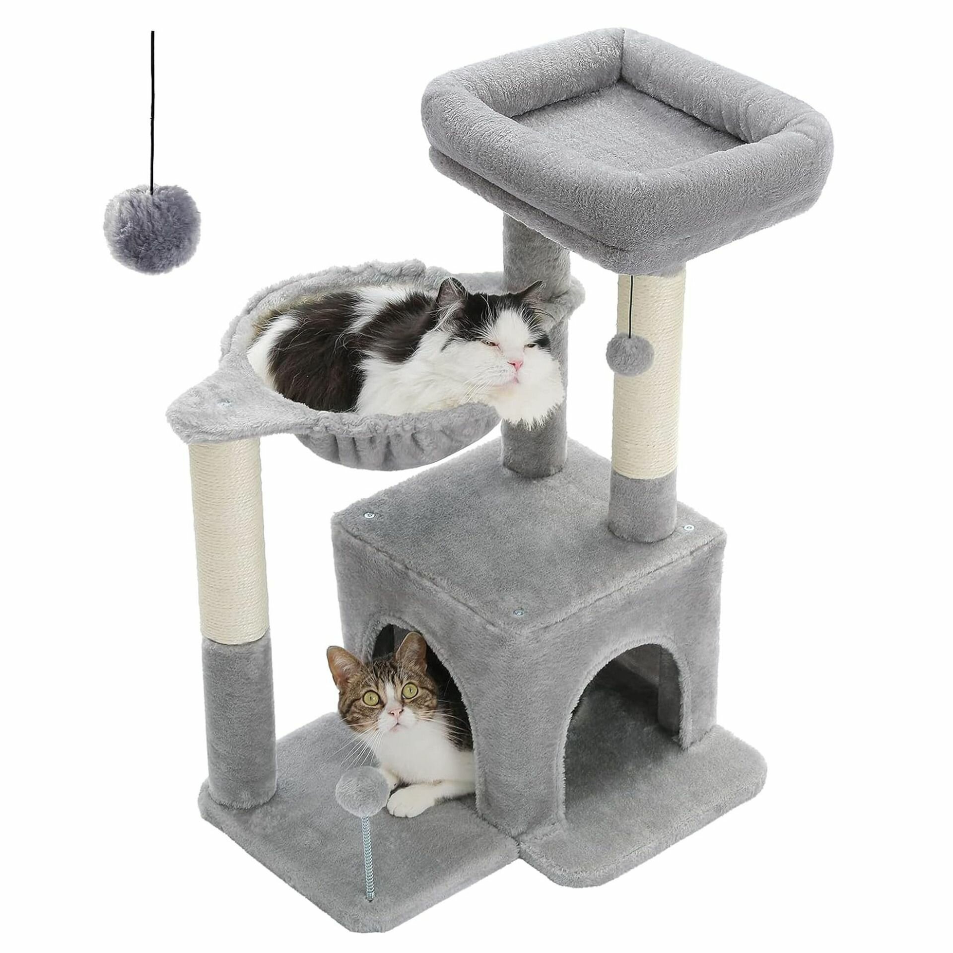 Кошачий домик с гамаком - 75 см